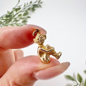 Vintage 9ct Yellow Gold, London Hallmarked 1960, Pixie Pendant, Fairy Lucky Charm - Etsy