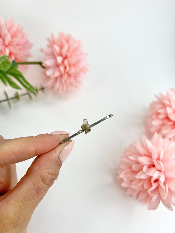 Antique 9ct Gold & Platinum Victorian Acorn Bar Brooc… - Gem