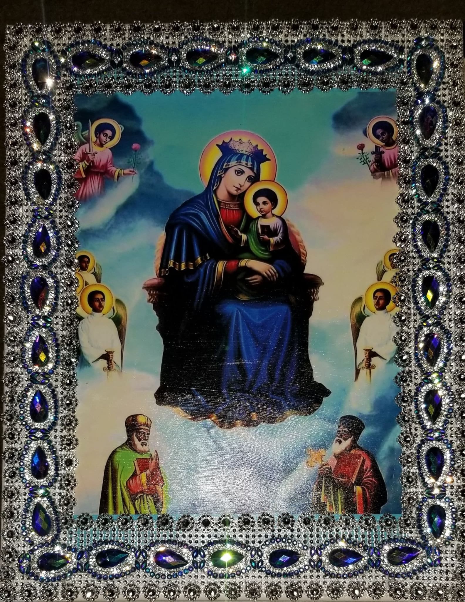 Heilige Maria Orthodox icoon Ethiopische geschenken - Etsy Nederland