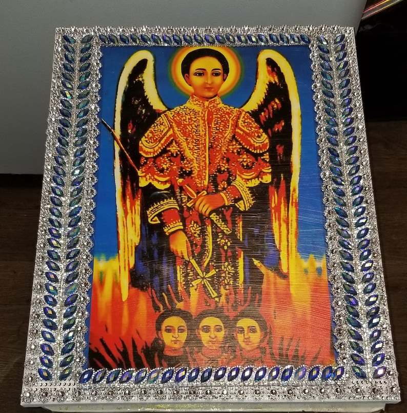Archangel Gabriel Canvas Icon | Ethiopian Orthodox Art - Etsy