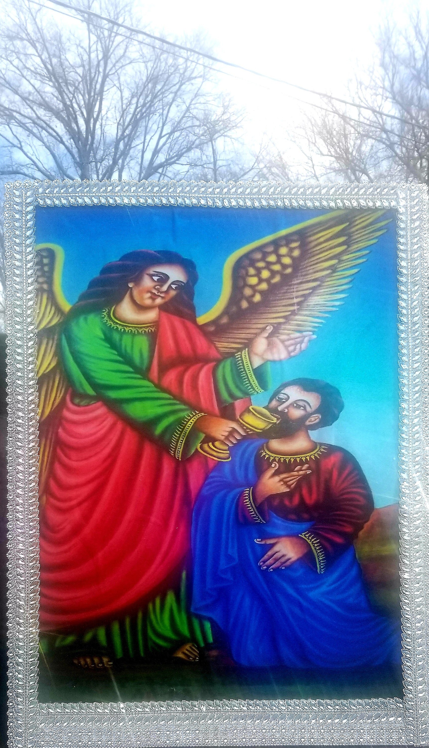 Ethiopian Orthodox Icon | Archangel Urael, Sacred Art on Canvas - Etsy