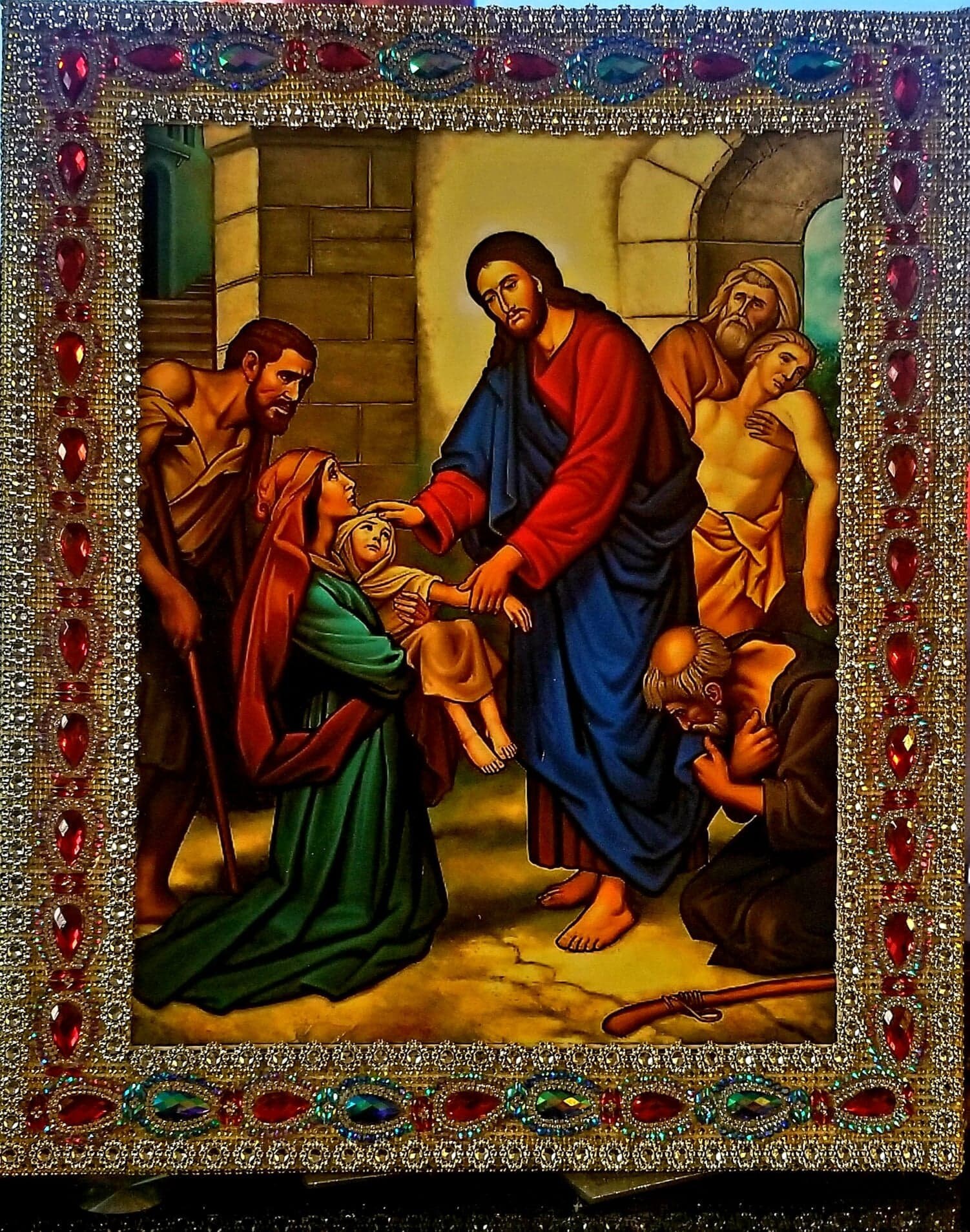 Jesus Healing Icon
