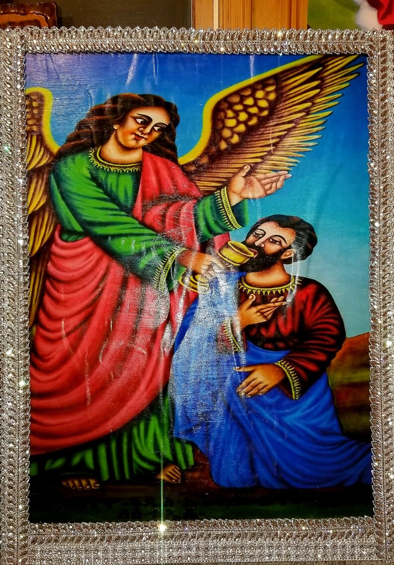 Kidus Urael|saint Urael|ethiopian Art|archangel Urael|icons| Ethiopian ...