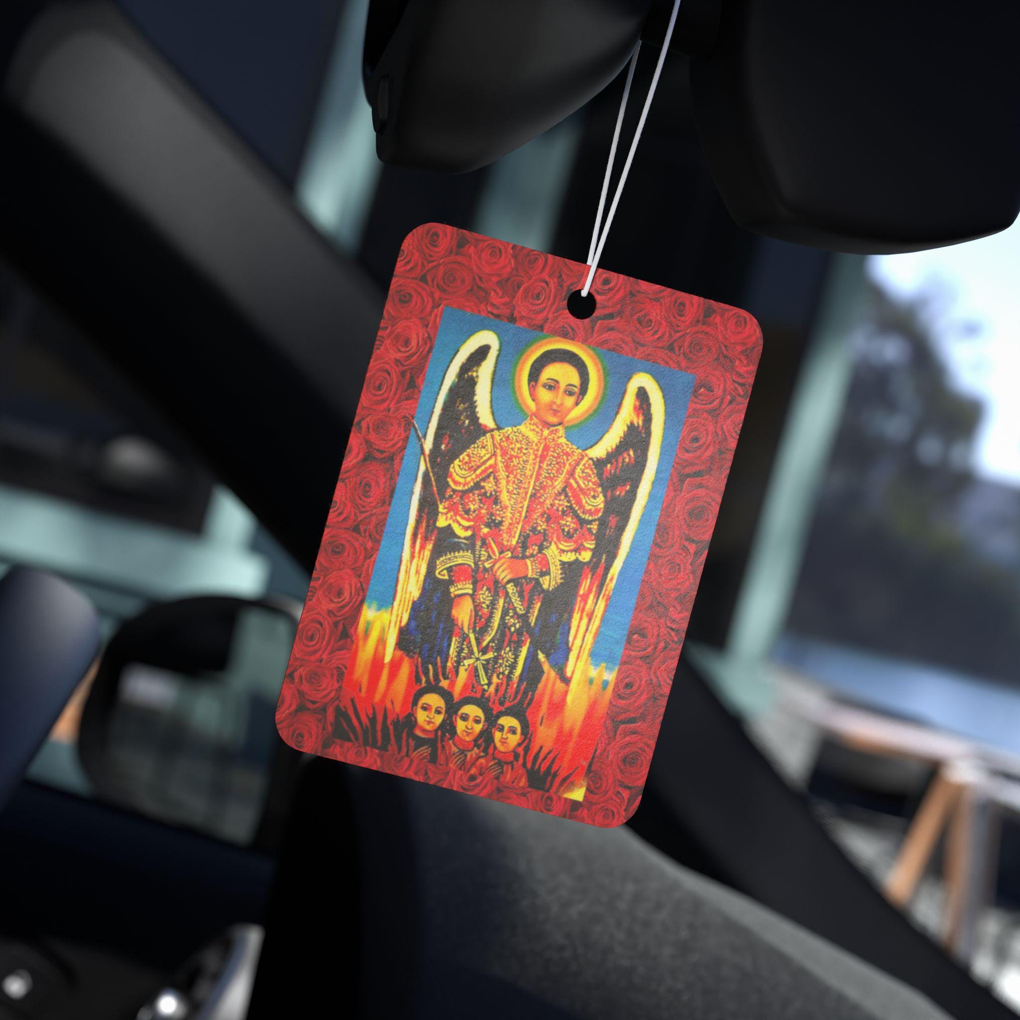 Archangel Gabriel Car Air Freshener Archangel Gabriel Ethiopian ...