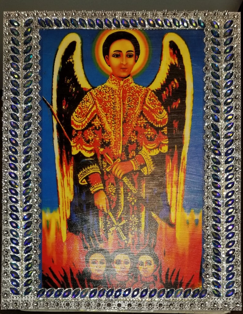 Archangel Gabriel|kidus Gabriel|ethiopian Art|ethiopian Orthodox|icon ...