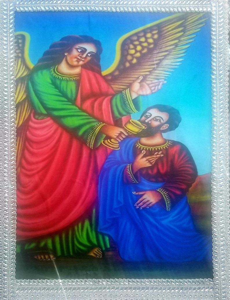 Kidus Urael|saint Urael|ethiopian Art|archangel Urael|icons| Ethiopian ...