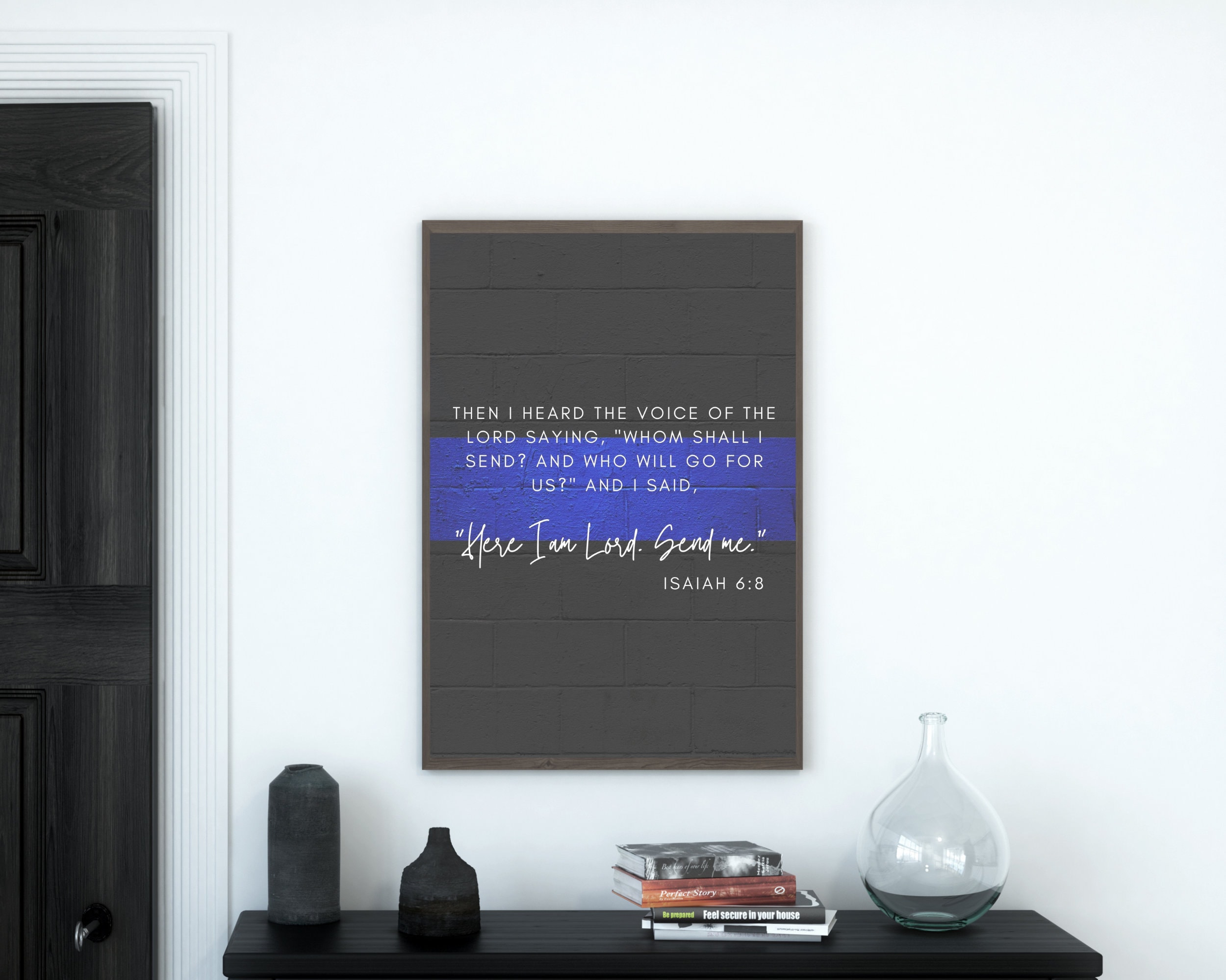 Police Officer Print, Police Quote, Thin Blue Line Printable, Police ...
