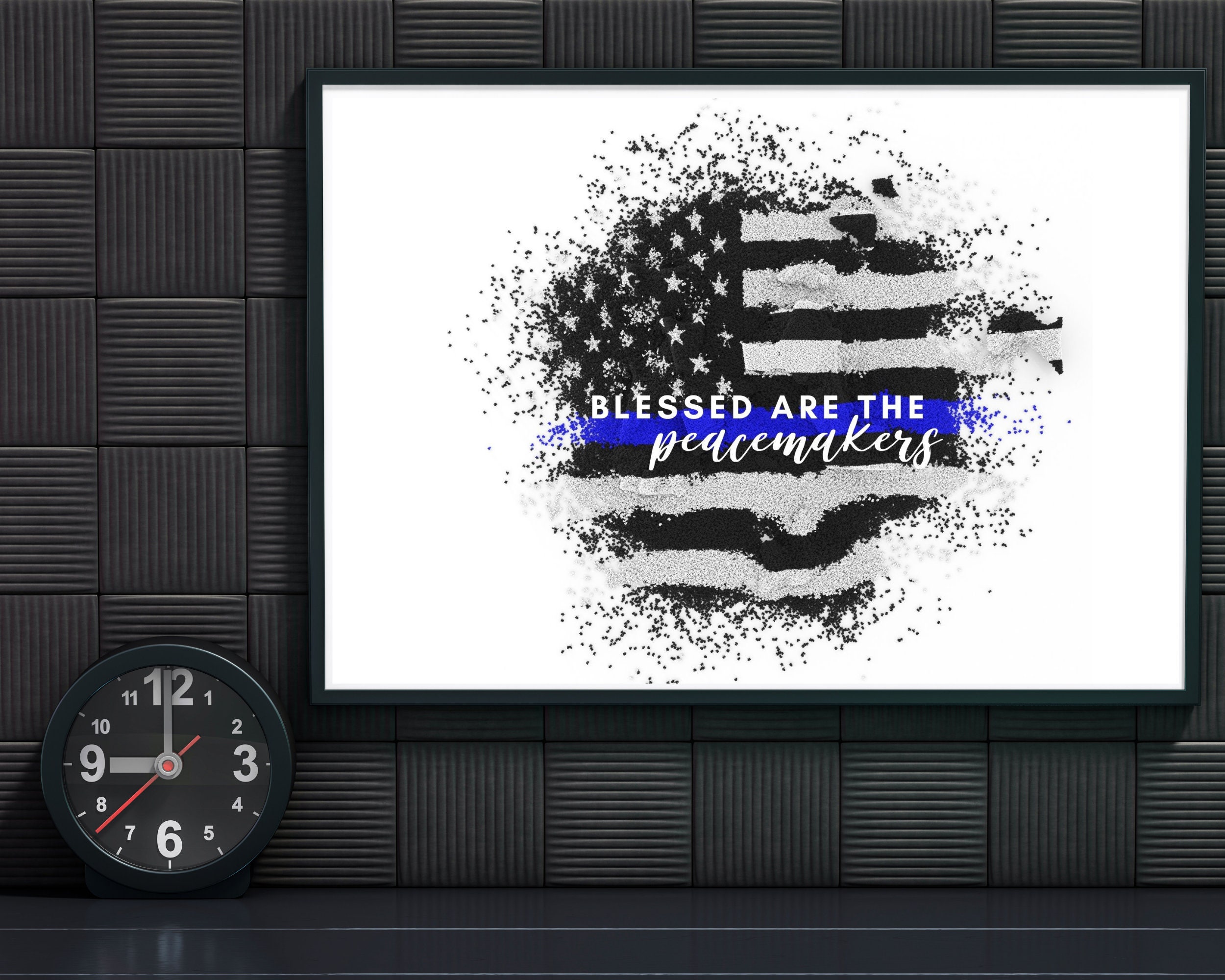 Police Print, Police Quote, Thin Blue Line Printable, Police Officer ...