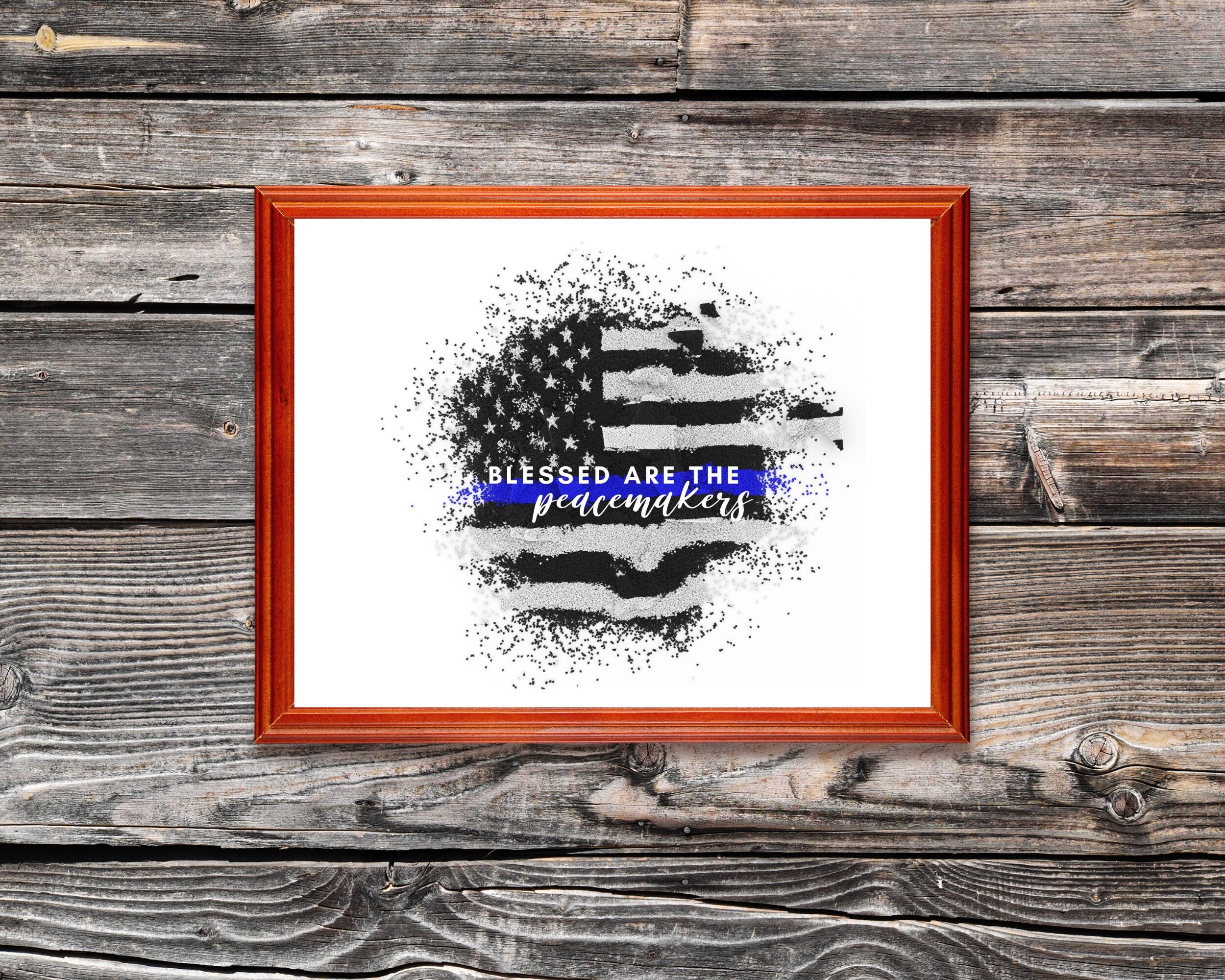 Police Print, Police Quote, Thin Blue Line Printable, Police Officer ...