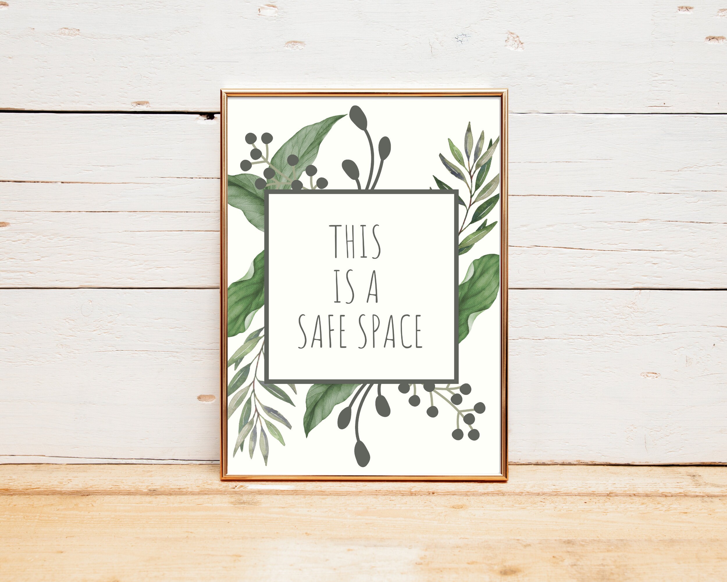 Counseling Print, Safe Space, Counseling Office Sign, Counseling Quote ...