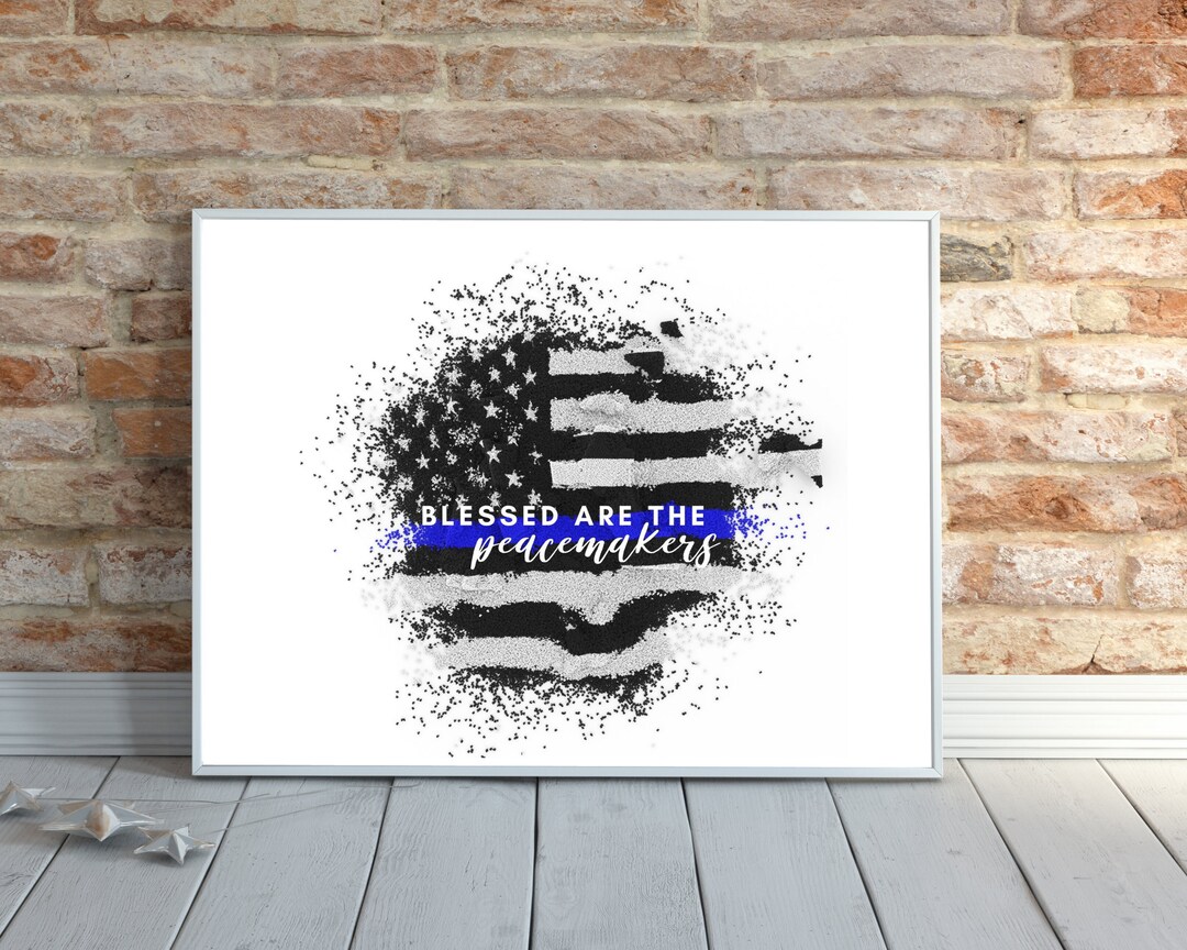 Police Print, Police Quote, Thin Blue Line Printable, Police Officer ...