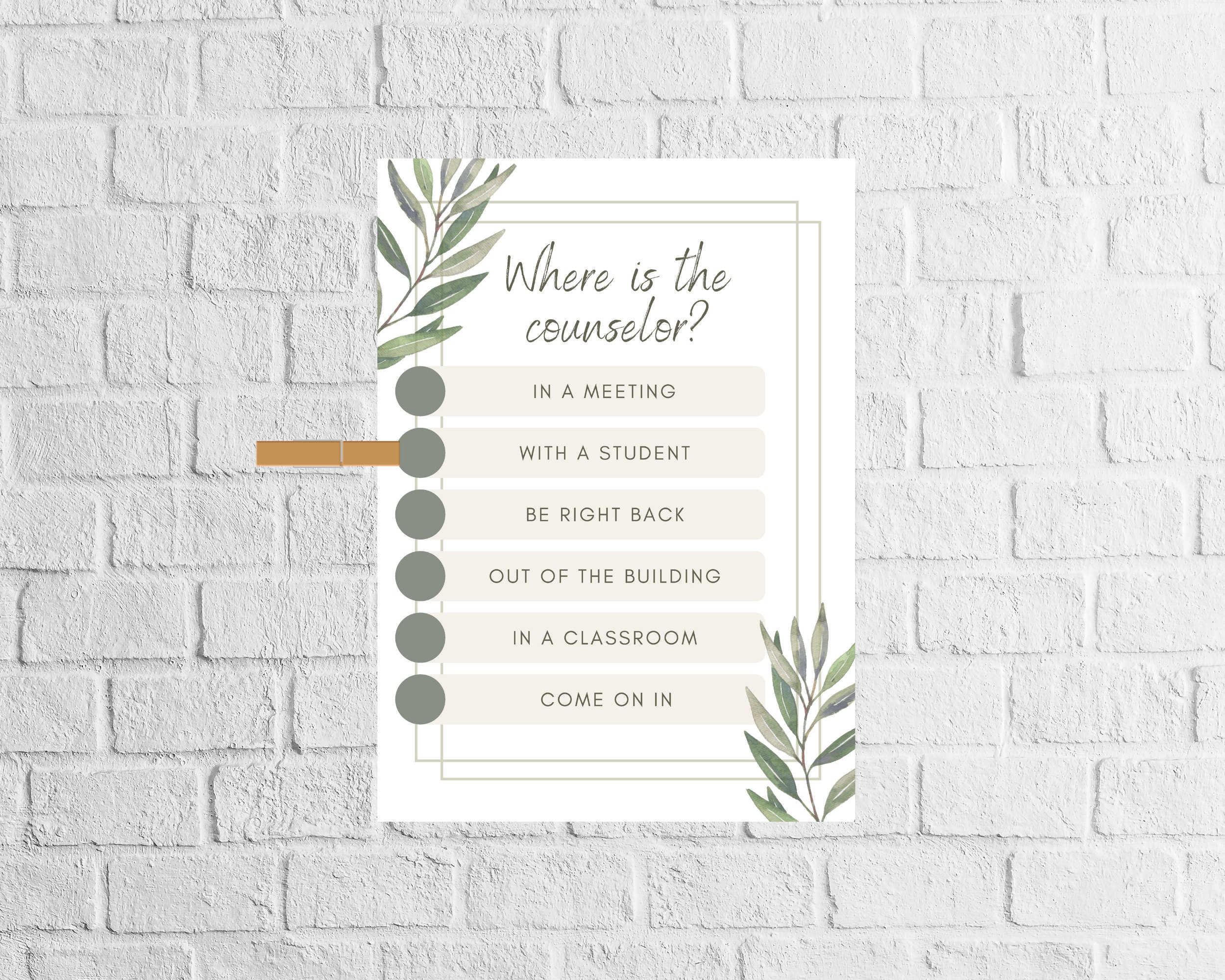 Where is the Counselor Sign Counseling Office Sign School | Etsy