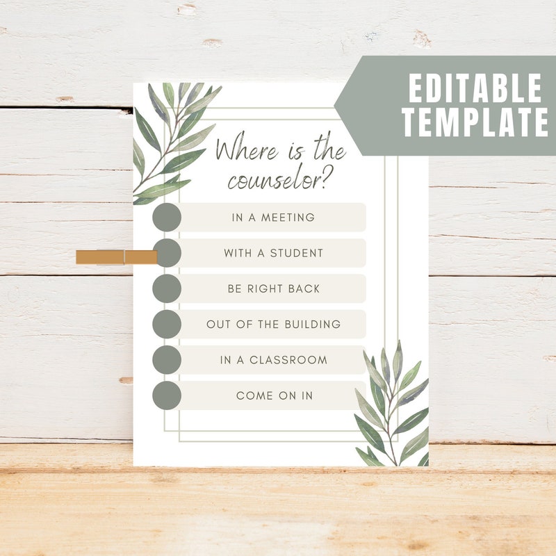 Counselors Office - Etsy