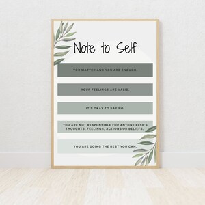 Counseling Office Print, Self-care Print, Therapist Office Print ...