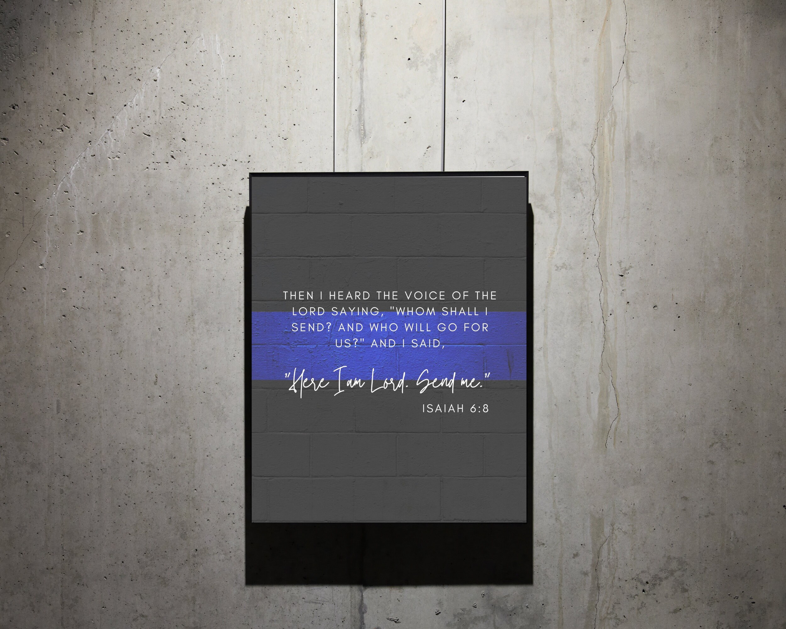 Police Officer Print, Police Quote, Thin Blue Line Printable, Police ...