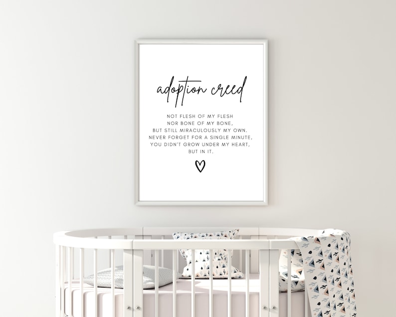 Adoption Gift Adoption Sign Adoption Quote Printable - Etsy