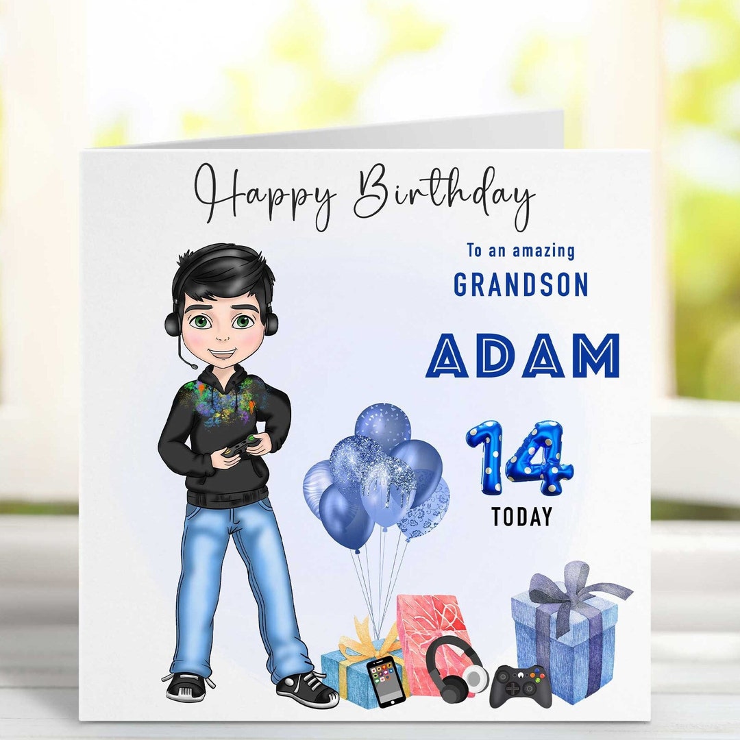 Gamer Boy Birthday Card, Teenage Boy Gaming Card, X Controller ...