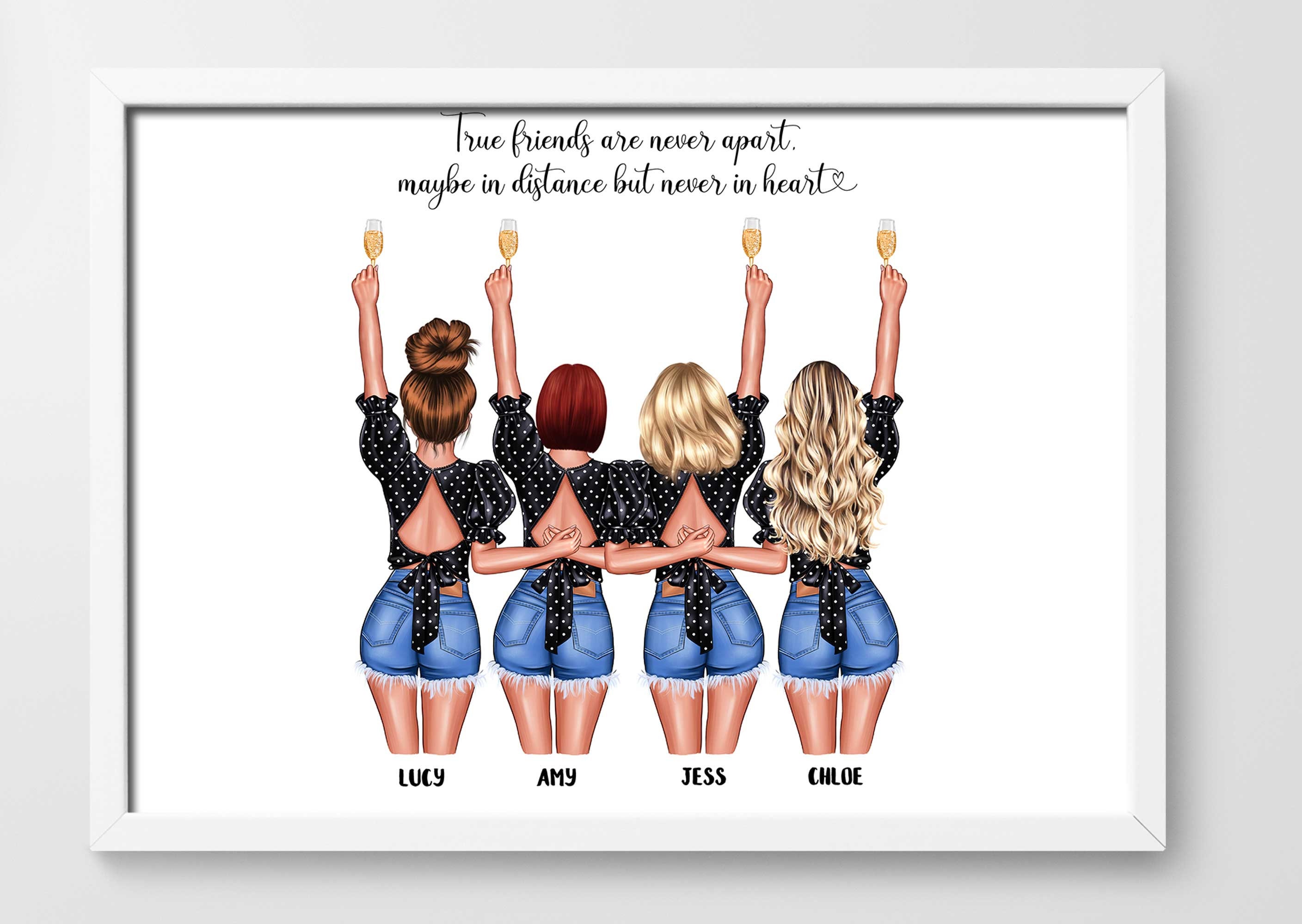 Four Best Friends Girls Quotes