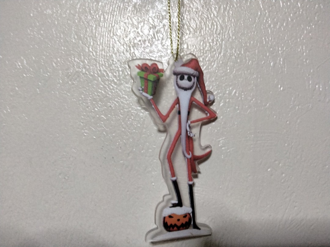 JACK SKELLINGTON SANTA Ornament, Stocking Stuffer, Nightmare Before ...