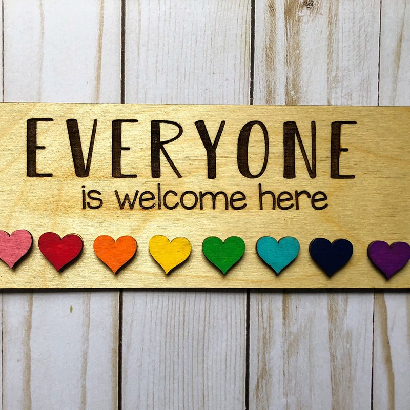 Everyone is Welcome - Etsy