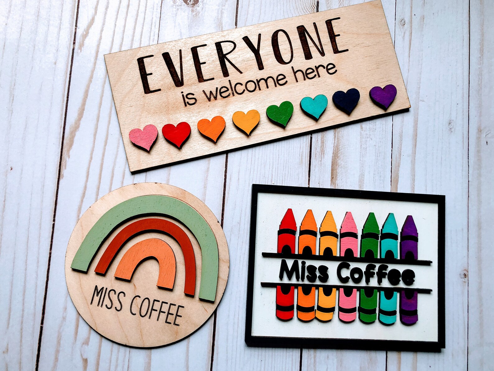 Personalized Teacher Sign | Crayons | Classroom Decor | Crayon ...