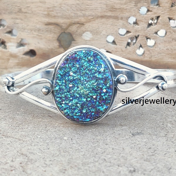 Druzy Stone Bracelet - Etsy