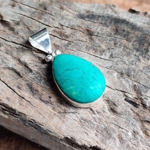 Turquoise Pendant - Etsy