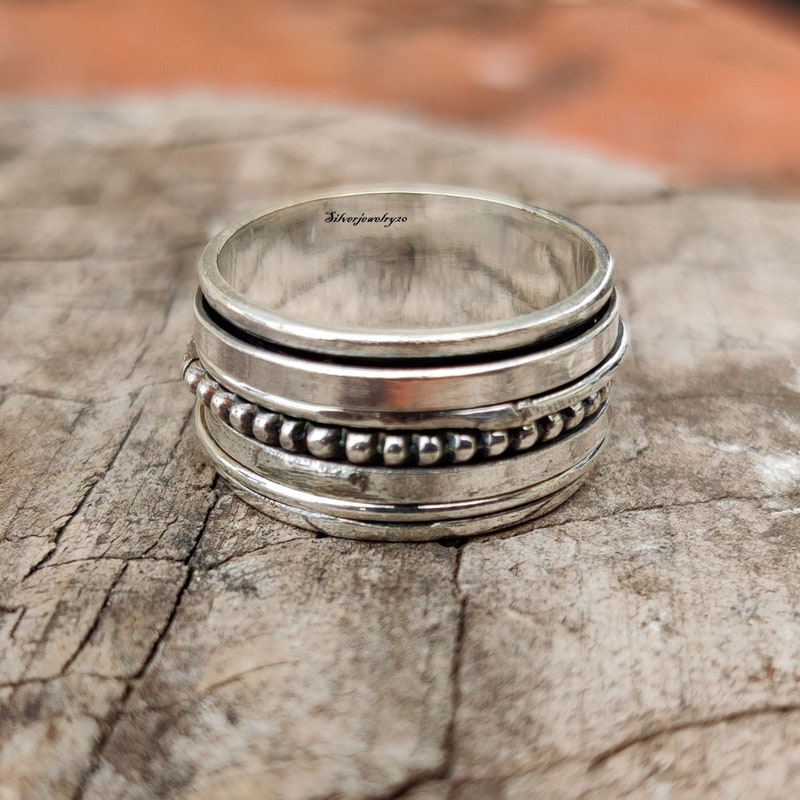 Silver Spinning Ring - Etsy