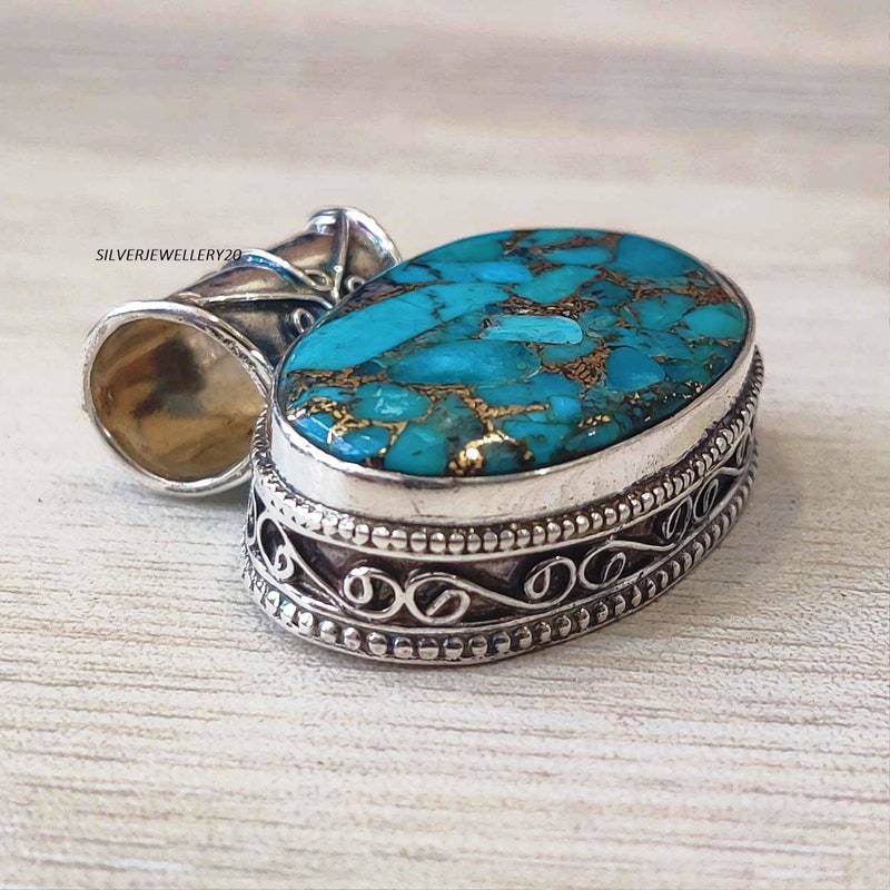 Copper Matrix Pendant - Etsy