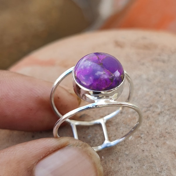 Charoite Ring - Etsy