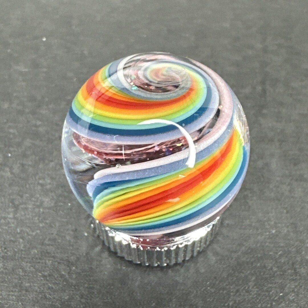 Contemporary Handmade Art Glass Marble .74