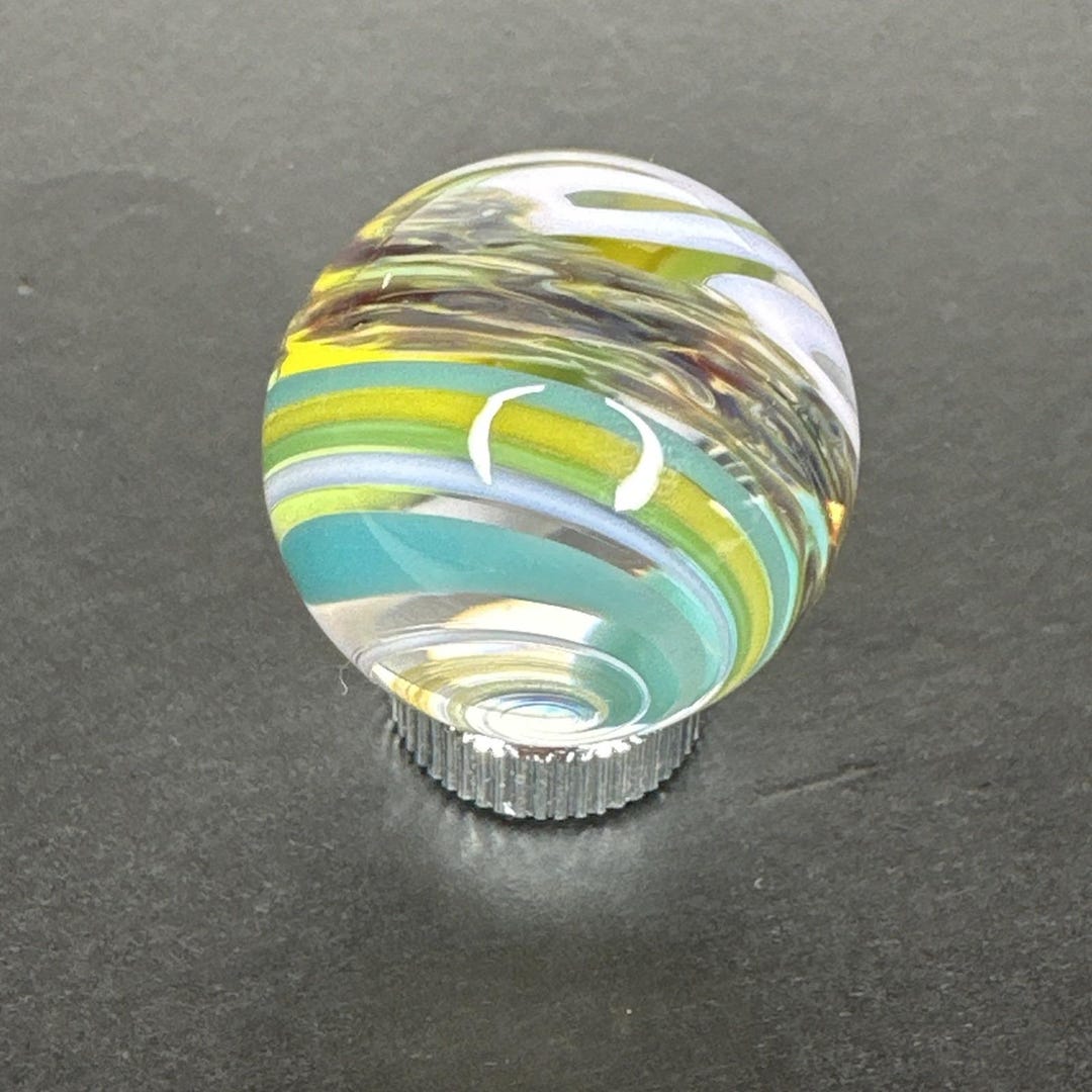 Contemporary Handmade Art Glass Marble 1.03