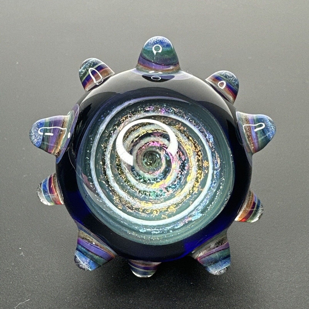 Contemporary Art Glass Vortex Hobnail Marble 1.90 W/ - Etsy