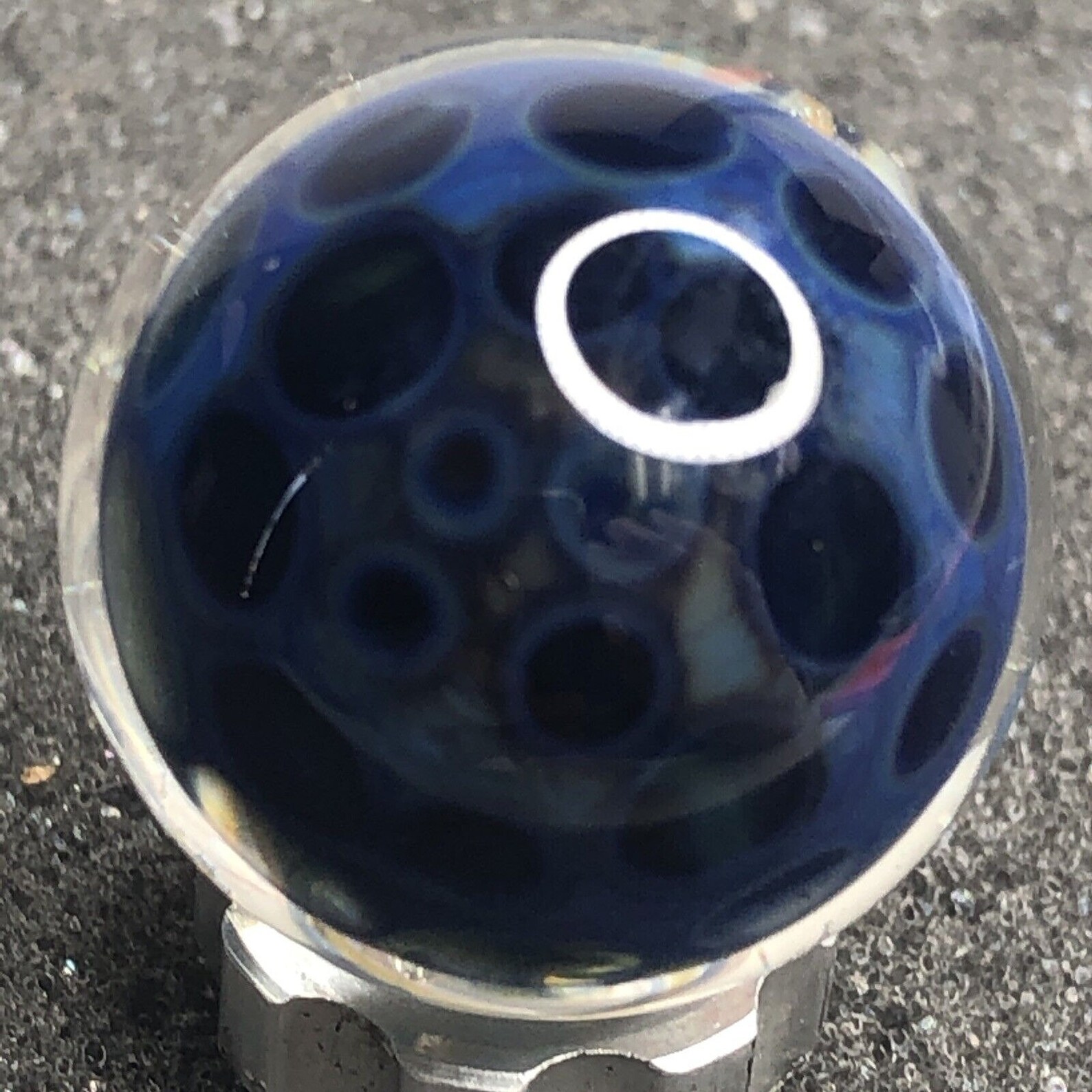 Handmade Contemporary Glass Art Marble .92 Rainbow Spiral - Etsy