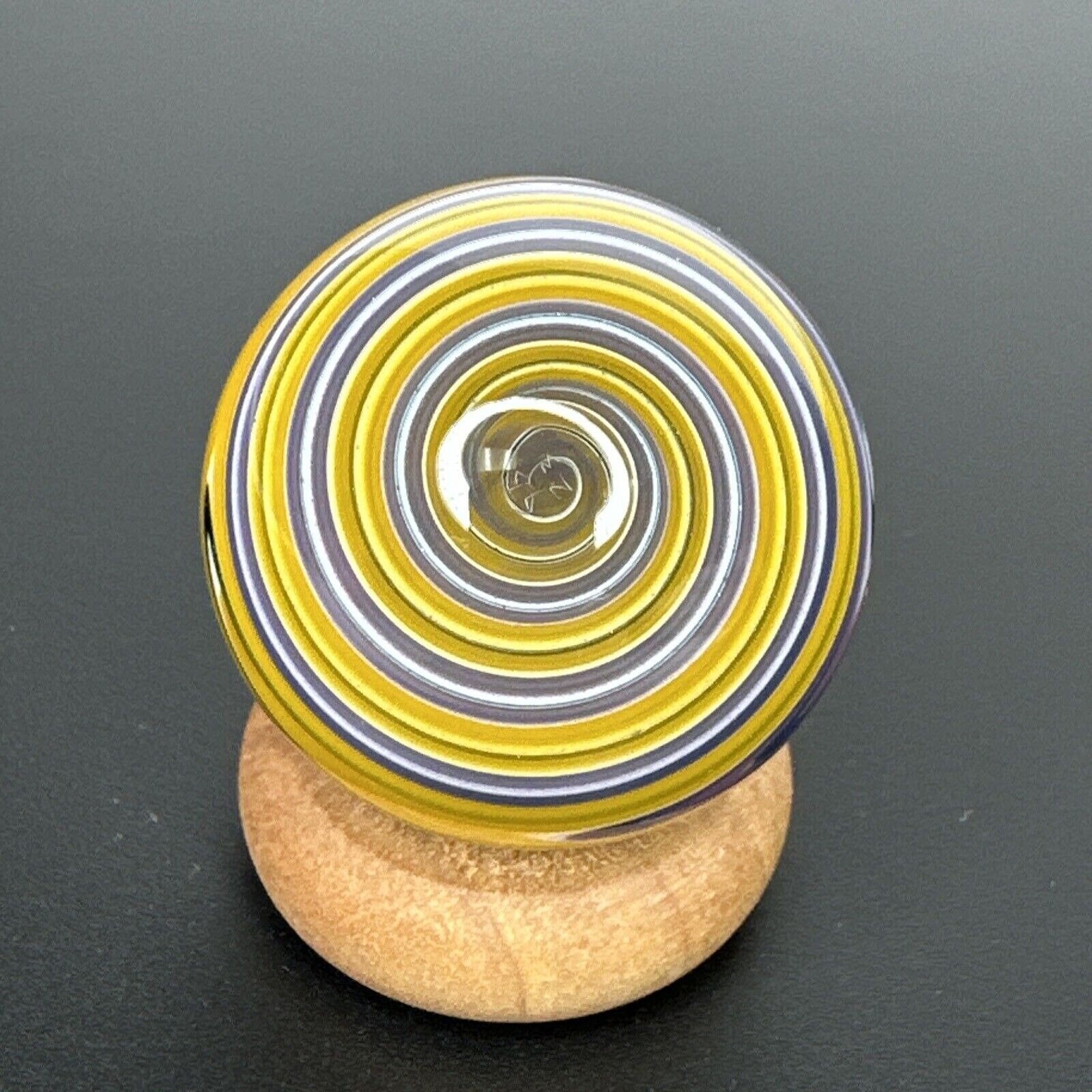 Contemporary Art Glass Marble Handmade 1.54 Wigwag MIB - Etsy