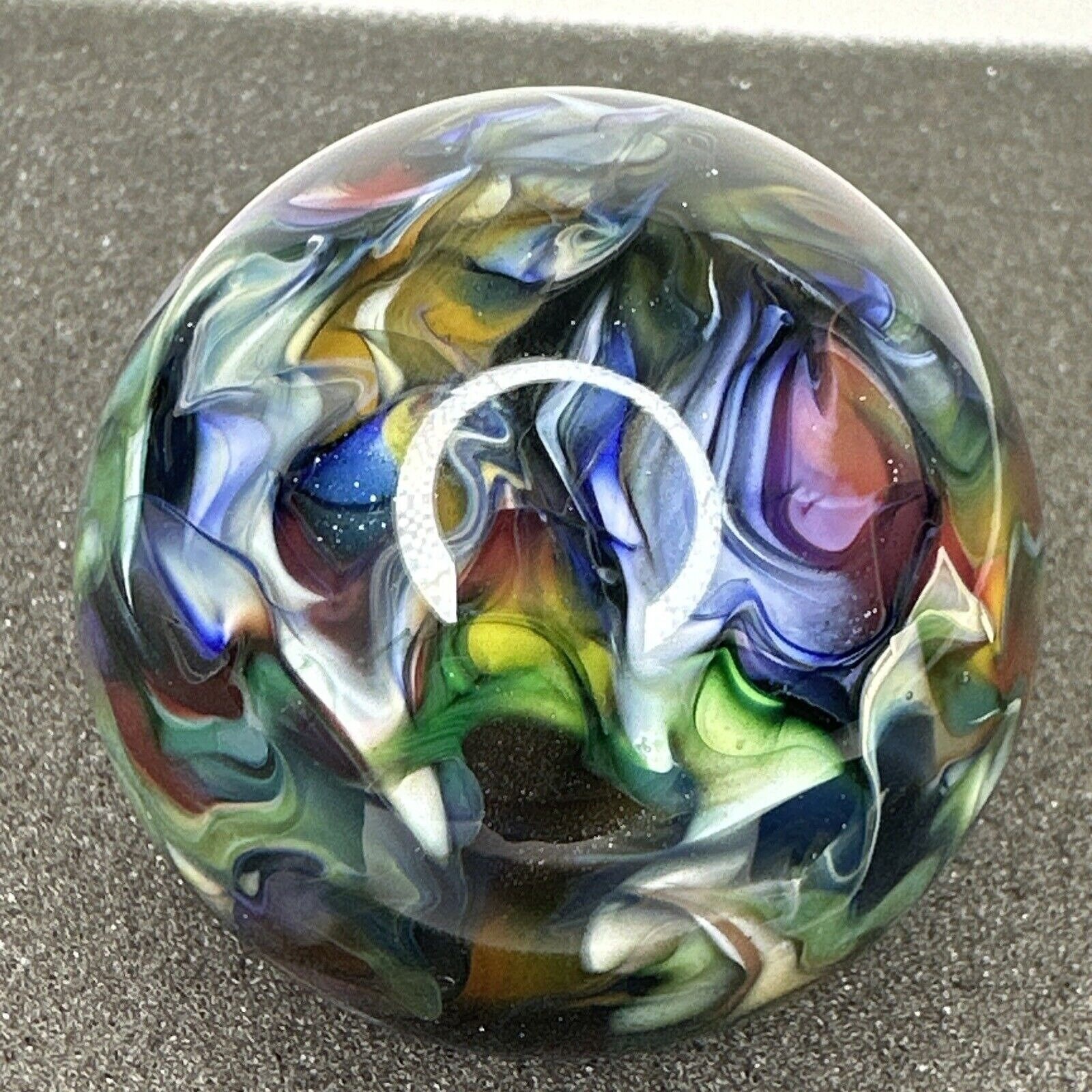 Contemporary Glass Art Handmade Marble 2.12 Abstract - Etsy