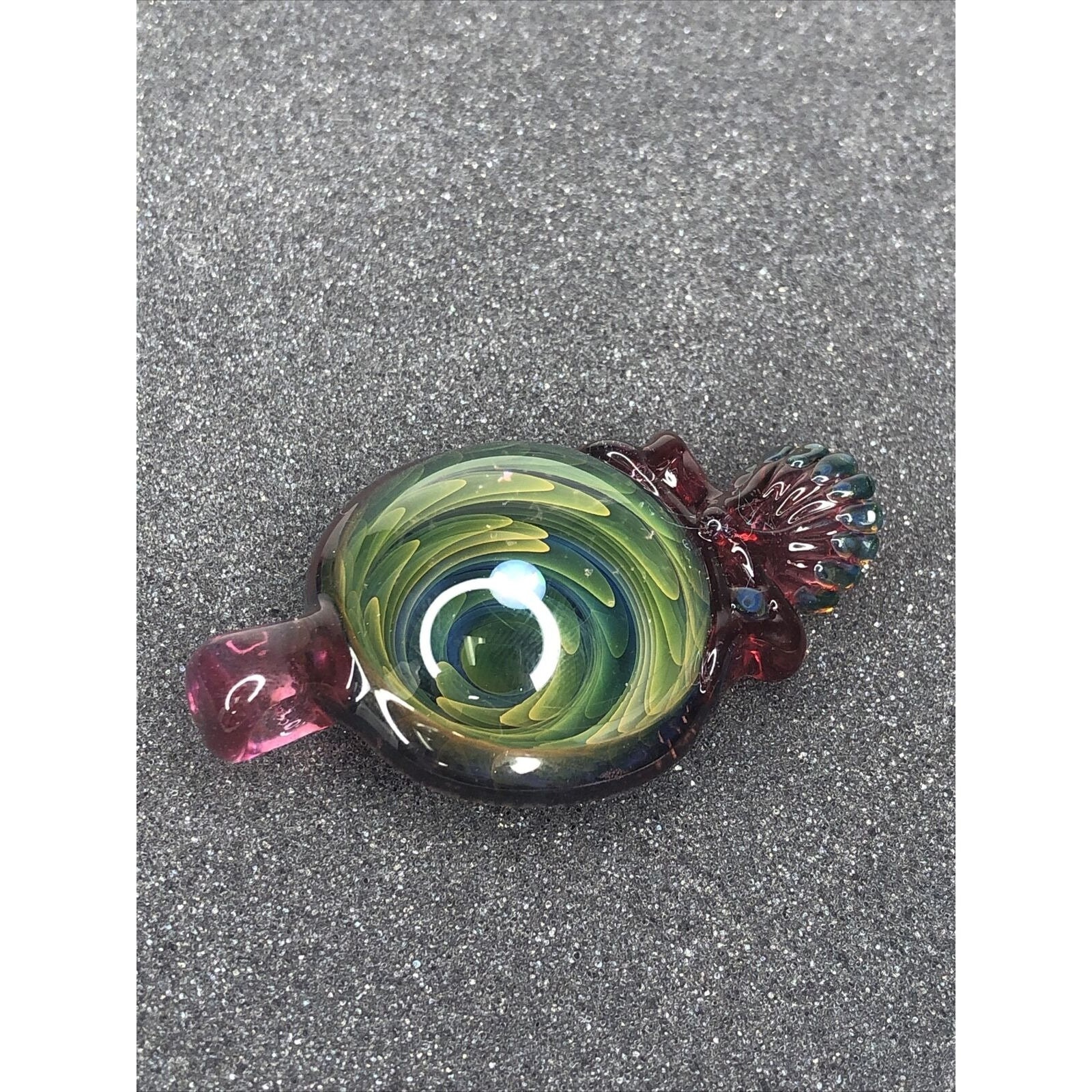 Handmade Glass Art Steal Your Face Skull Implosion Pendant W/ - Etsy