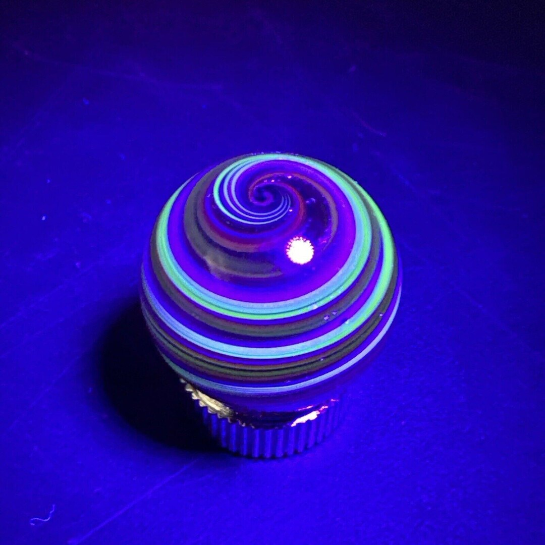 Contemporary Handmade Art Glass Marble .82 Multicolor Swirl MIB ...