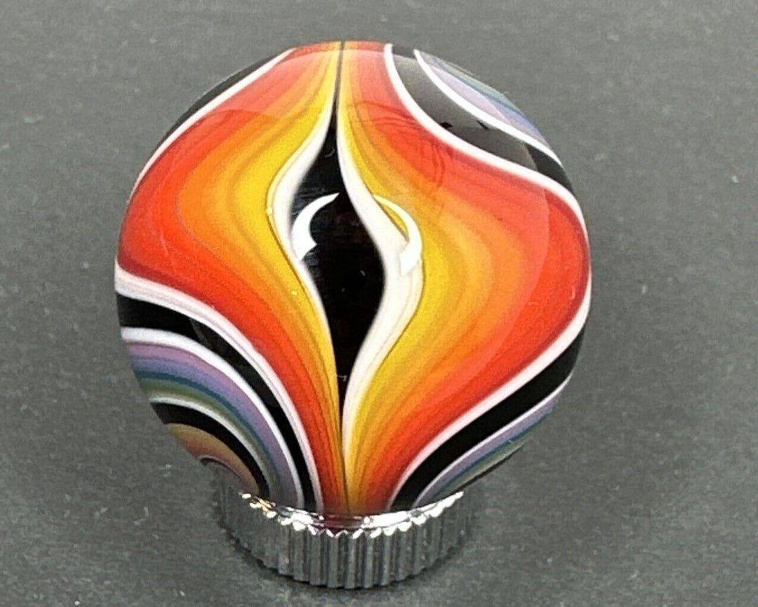 Contemporary Handmade Art Glass Marble 1.01