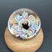 Contemporary Art Glass Marble 1.06 Handmade Colorful Flower Implosion Boro MIB - Etsy