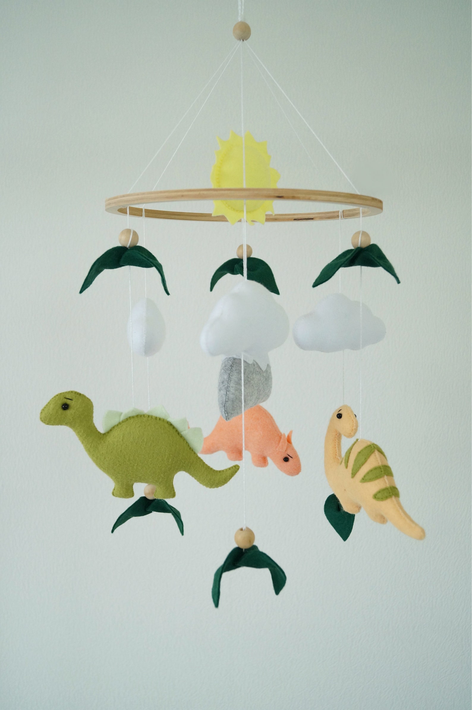 Dinosaur mobile dino mobile jungle nursery mobile crib | Etsy