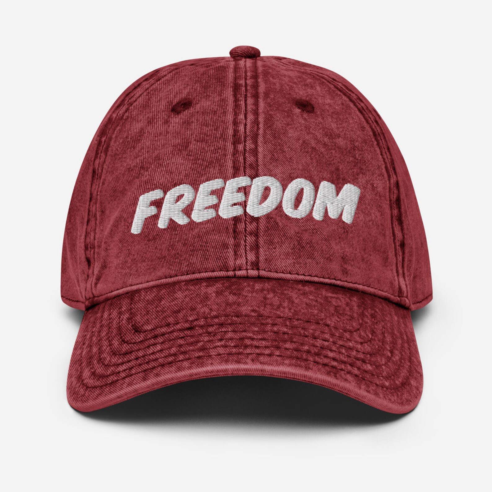 Freedom Hat, Vintage Cotton Twill Capfreedom Hat, Cap, Medical Freedom ...