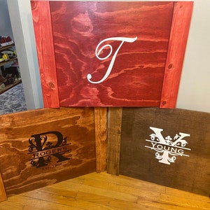 Stove Cover noodle Board Split Monogram - Etsy