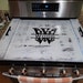 Stove Cover noodle Board Split Monogram - Etsy