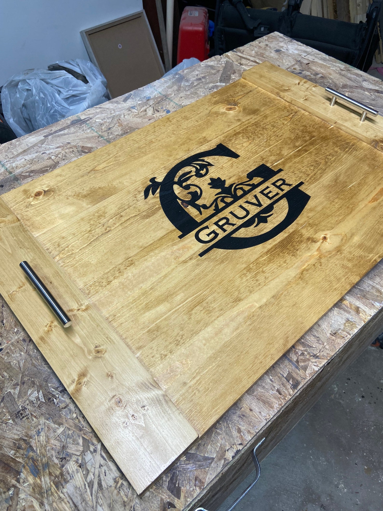 Stove Cover noodle Board Split Monogram - Etsy