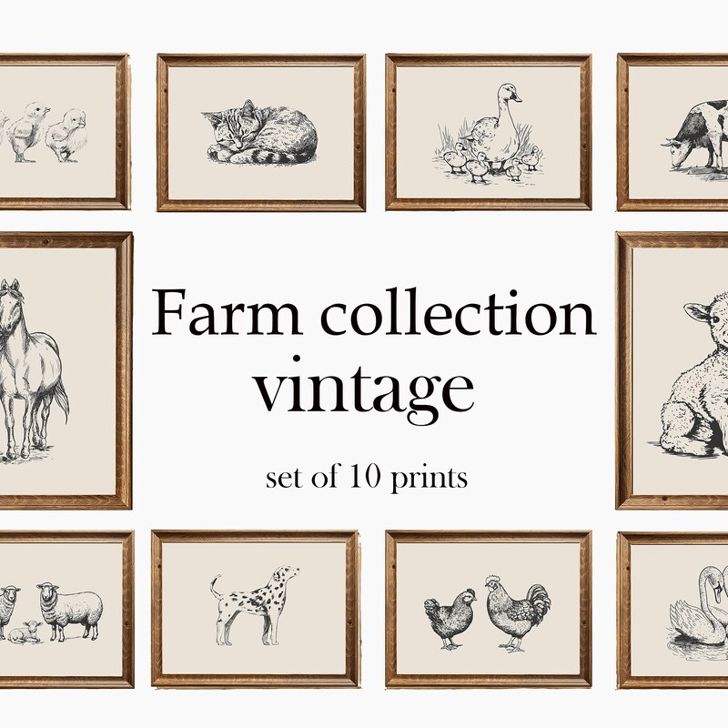 Farm Prints - Etsy