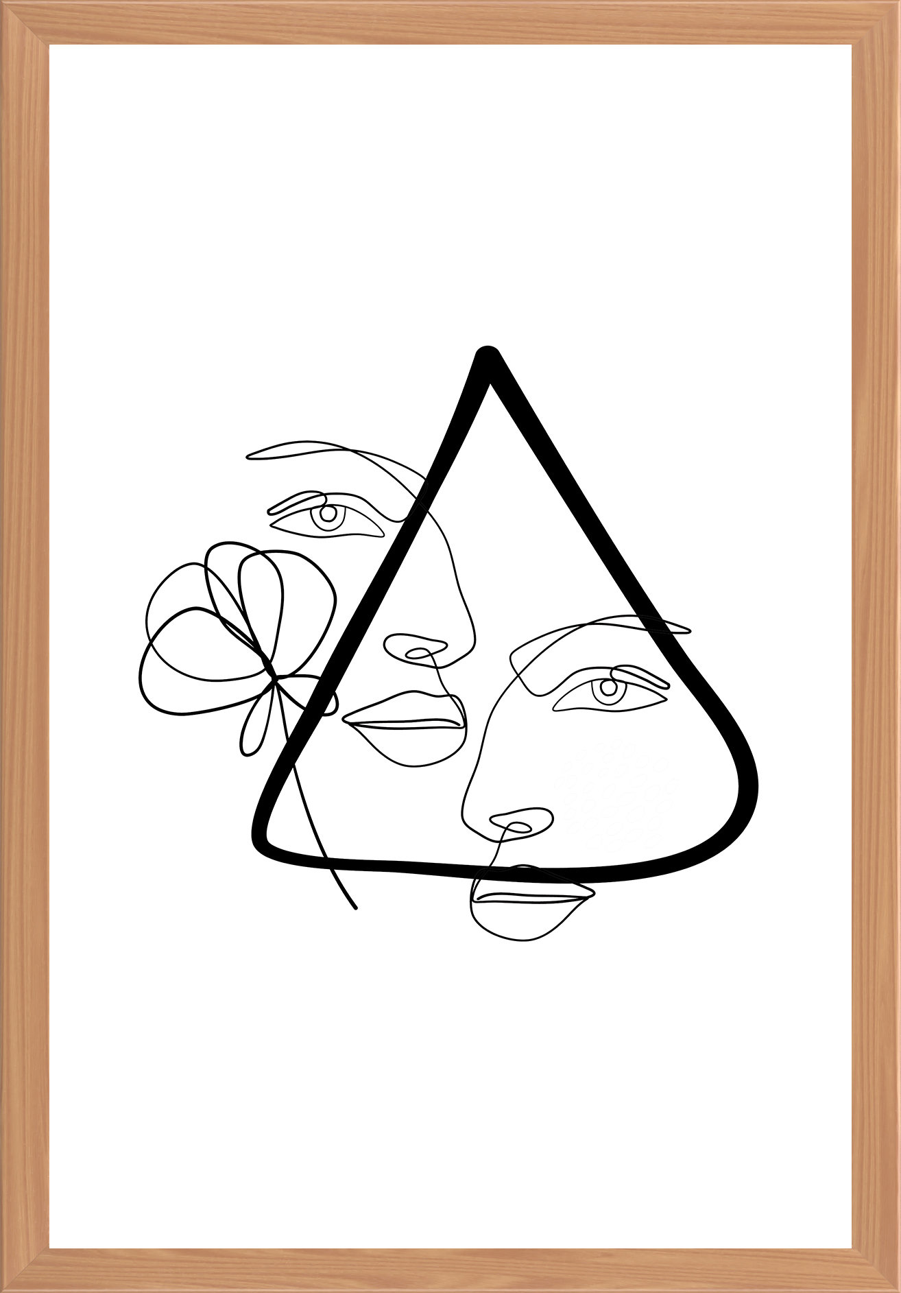 Flower Female Art Abstract Woman Print Modern Abstract Woman - Etsy