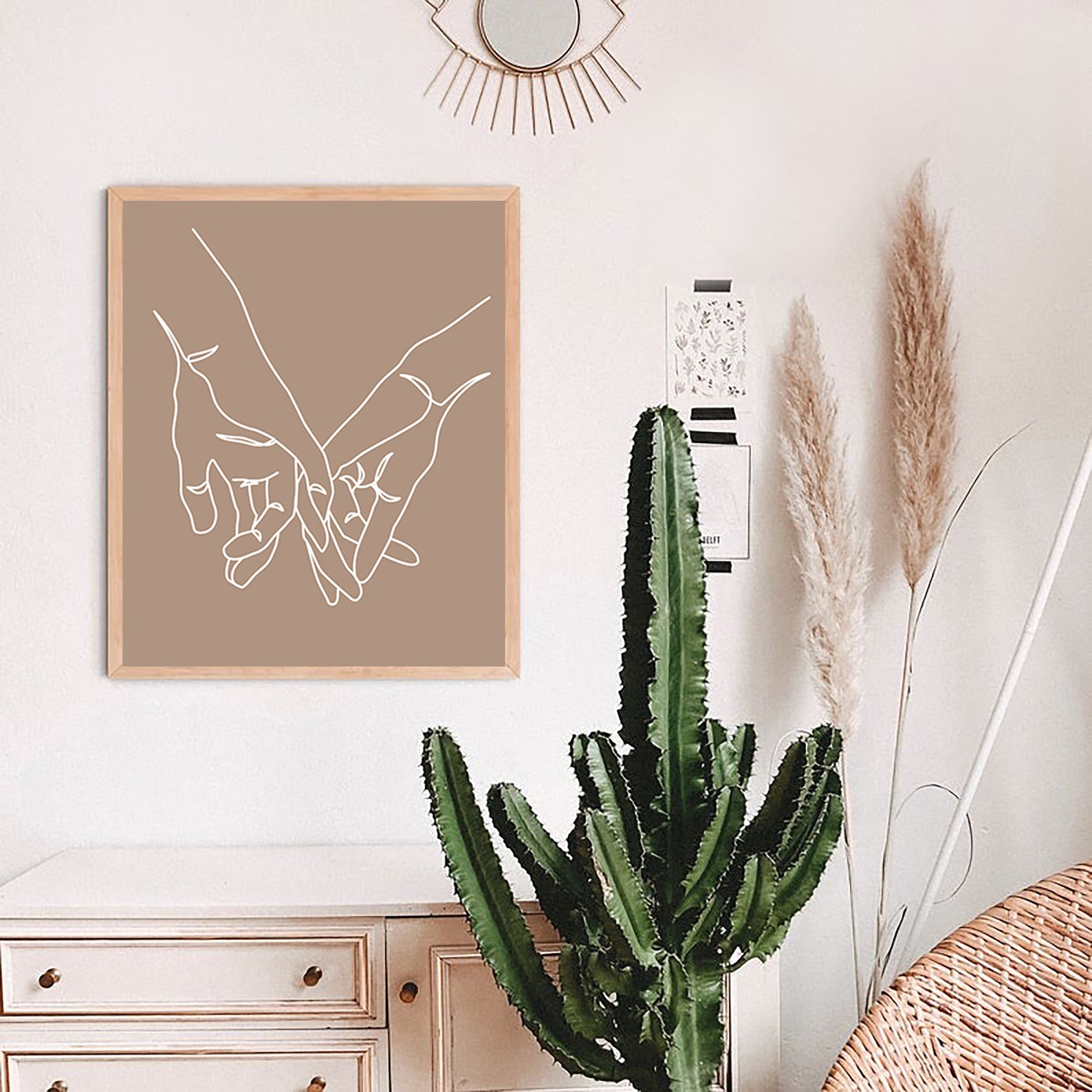 Abstract Print Fine Line Hands Print Couple Print One Line - Etsy