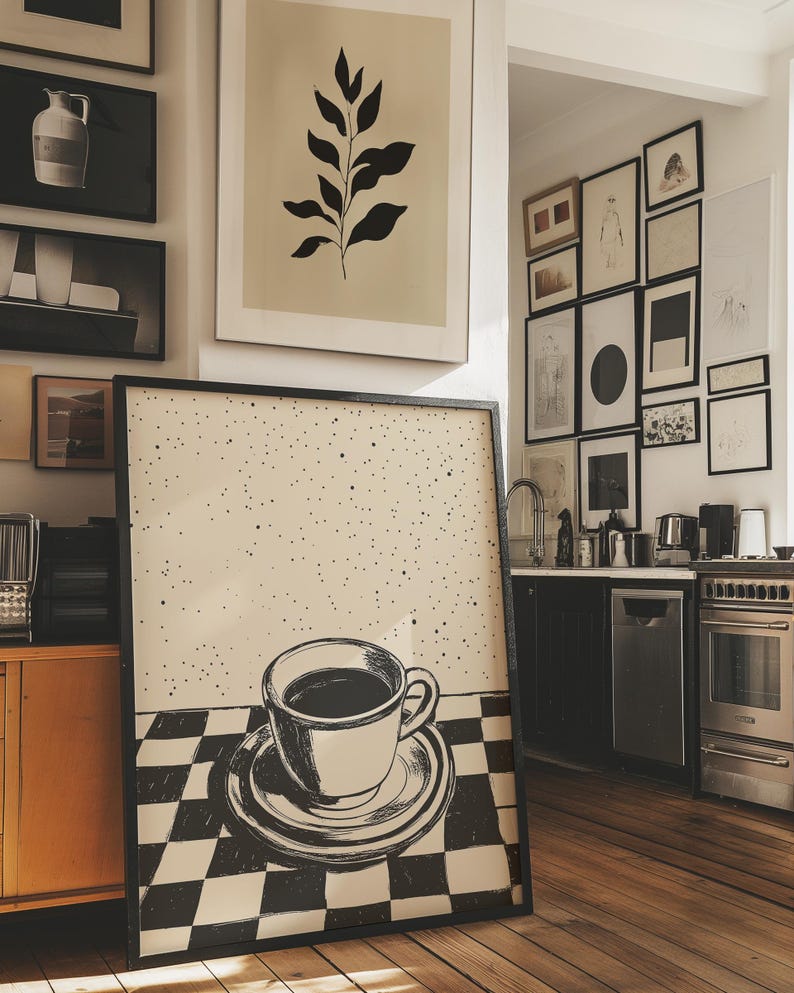 Vintage Espresso Coffee Print: Retro Kitchen Art (digital Download) - Etsy
