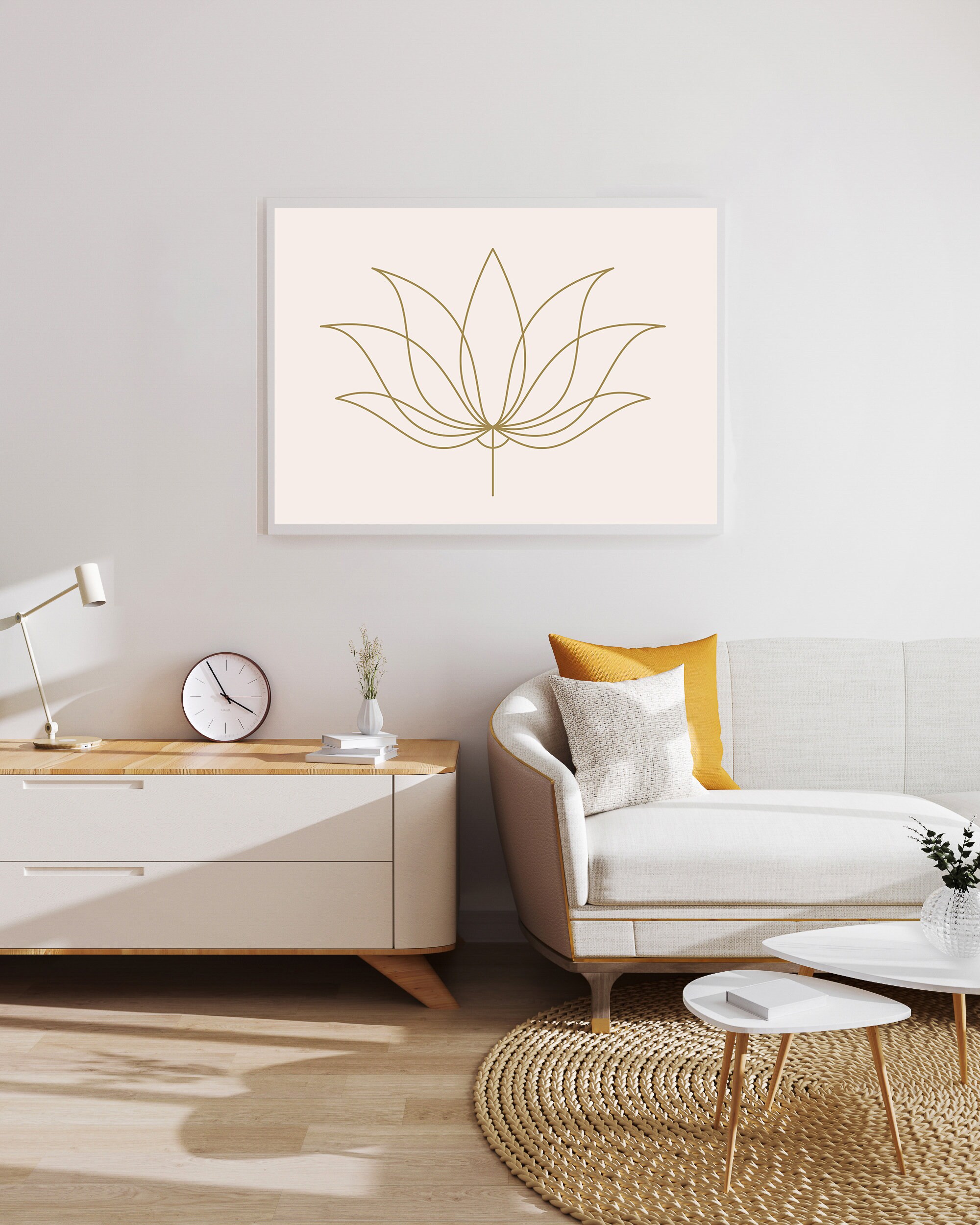 Lotus Flower Lotus Flower Wall Art Lotus Print Botanical | Etsy